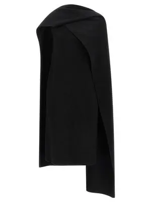 Khaite Ramona Midi Dress - Black