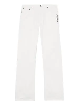 OFF-WHITE Half Arrow Slim Relaxed Trousers