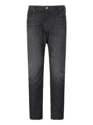 Emporio Armani Slim-fit Low-rise Jeans - Grey