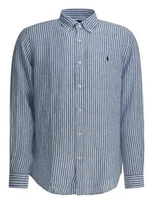 POLO RALPH LAUREN Polo Ralph Lauren Logo Detailed Striped Shirt