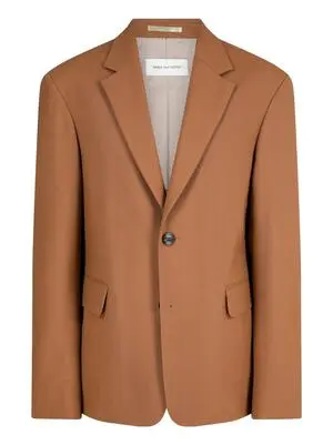 Dries Van Noten Single-breasted Long-sleeve Blazer - Brown