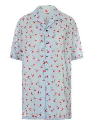 JIL SANDER Short-sleeved Shirt - Light Blue