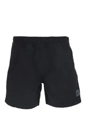 C.P. COMPANY Swim Trunks With Logo Patch - Black