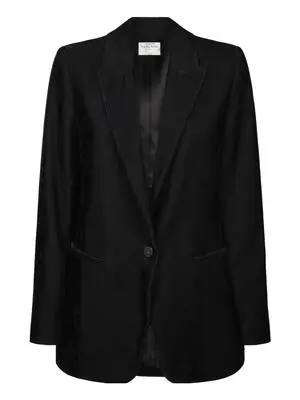 FORTE_FORTE Single-breasted Corduroy Blazer - Black