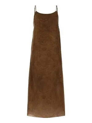 UMA WANG Sleeveless Dress - Brown