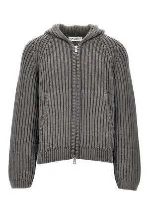 Our Legacy Level Full-zip Hooded Cardigan - Grey