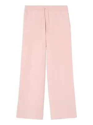 Burberry Cashmere-blend Track Pants - Pink