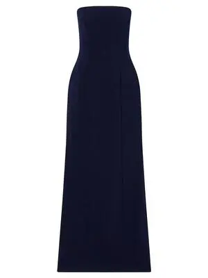 Jenny Packham Estelle Crepe Gown - Blue