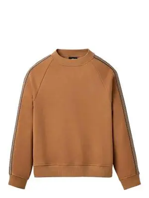 UGG Tasman Crewneck Cotton Blend Tops - Chestnut