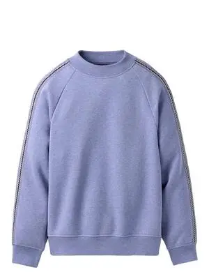 UGG Tasman Crewneck Cotton Blend Tops - Dusted Iris Heather