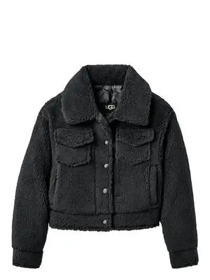 UGG UGG Frankie Short Trucker Jacket Fleece Ink
