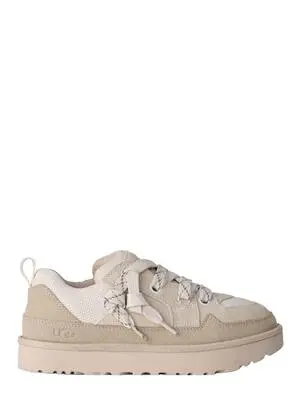 UGG Lo Lowmel Suede And Recycled Materials Lace-up Sneakers - Jasmine
