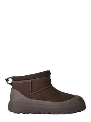 UGG UGG CL Ultra Mini Weather Hybrid Suede Classic Boots Dusted Cocoa/dusted Cocoa