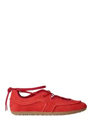 UGG UGG Sheepskin Quill Ballet Sneaker Red Pepper