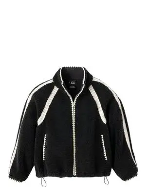 UGG Nikia Crochet Fleece Jacket - Black