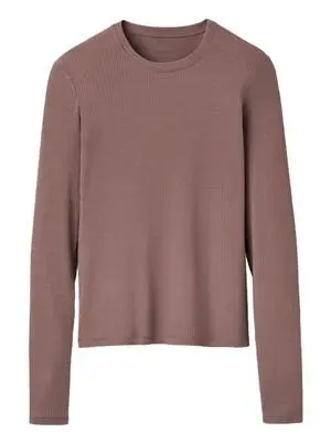 UGG Aidelene Long Sleeve Ribbed Tee - Allspice