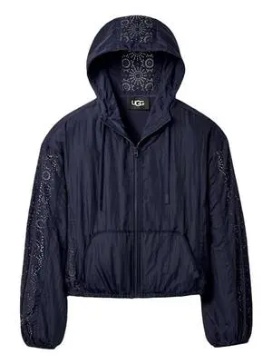 UGG UGG Chiara Full-Zip Hooded Jacket Navy