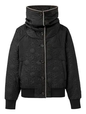 UGG UGG Solein Oversized-Collar Quilted Jacket Black