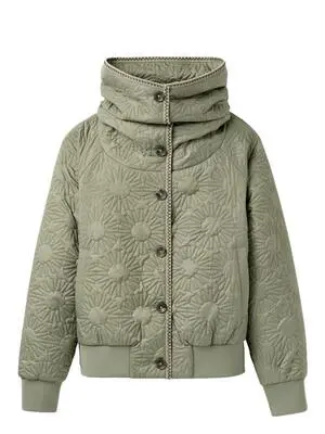 UGG UGG Solein Oversized-Collar Quilted Jacket Vinito