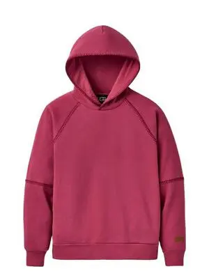 UGG UGG Classic Cotton Blend Hoodie With Whipstitch Detailing Strawberry