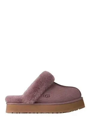 UGG UGG Disquette Sheepskin Slippers With Platform Sole Portobello