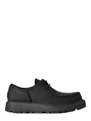 UGG Loften Lace-up Leather Shoes - Black