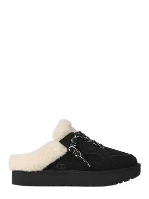 UGG UGG Lowmel Mule Sheepskin Shoes Black