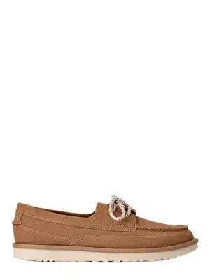 UGG UGG Deckmel Suede Boat Shoes Chestnut