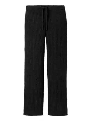 UGG UGG Couria Straight-Leg Ribbed Pants Black