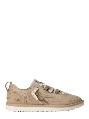 UGG UGG Minimel Suede And Textile Sneakers Mustard Seed