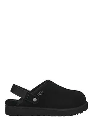 UGG UGG Lanah Suede Clog Slippers Black