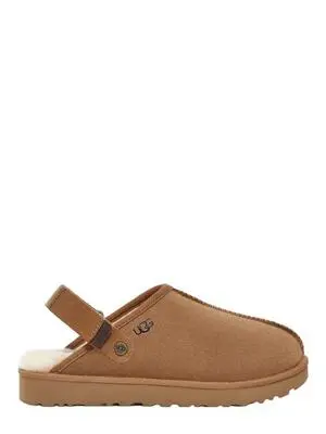 UGG UGG Lanah Suede Clog Slippers Chestnut