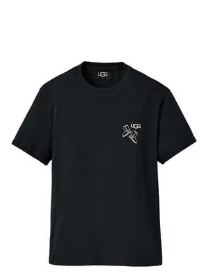 UGG Embroidered Classic Boot Logo T-shirt - Black