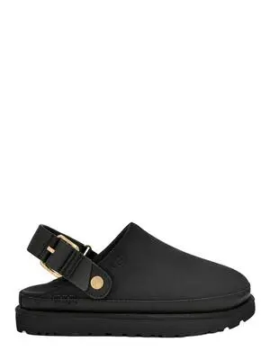 UGG Goldenstar Villa Clog Nubuck Shoes - Black