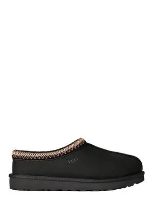 UGG UGG Tasman Nubuck Sheepskin Slippers Black