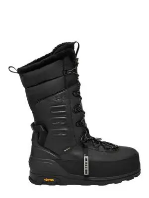UGG Shasta Tall Leather Waterproof Boots - Black
