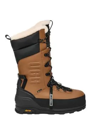UGG Shasta Tall Leather Waterproof Boots - Chestnut