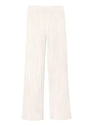 UGG UGG Terri Ribbed Wide Leg Knit Bottoms Cream