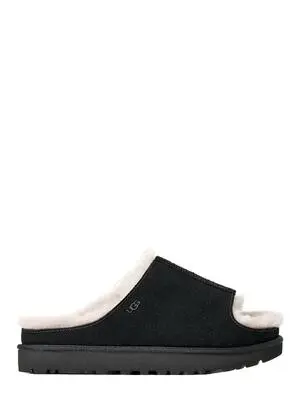 UGG UGG Greenport Slide Sheepskin Slippers Black