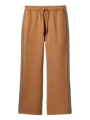 UGG Tasman Straight Leg Pant Cotton Blend Bottoms - Chestnut