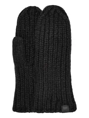 UGG Chunky Rib Mitten Knit - Black