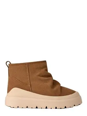 UGG UGG Heritage Utility Mini Suede Boots Chestnut/whitecap