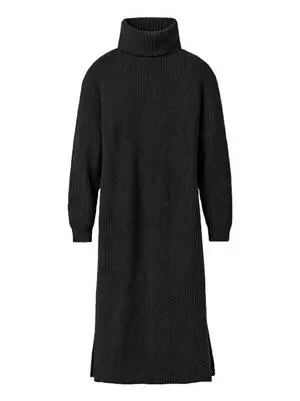 UGG Atlie Ribbed Turtleneck Maxi Dress - Black
