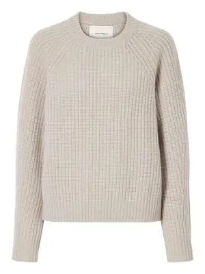 LISA YANG LISA YANG Miki Ribbed Cashmere Sweater Beige