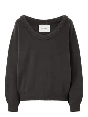 LISA YANG Doria Cashmere Sweater - Green