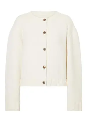 LISA YANG Emmylou Cashmere Cardigan - Neutrals