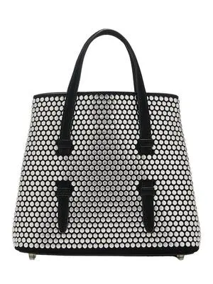 Alaïa Alaïa Mina 20 Studded Suede Bag Black