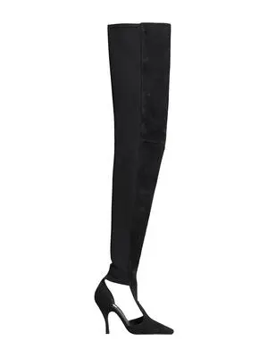 ALAÏA ALAÏA Suede Thigh-High Boots