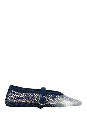 Alaïa Fishnet Ballet Flats - Blue
