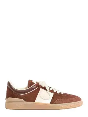 Valentino Garavani Valentino Garavani Upvillage Leather Sneakers Brown